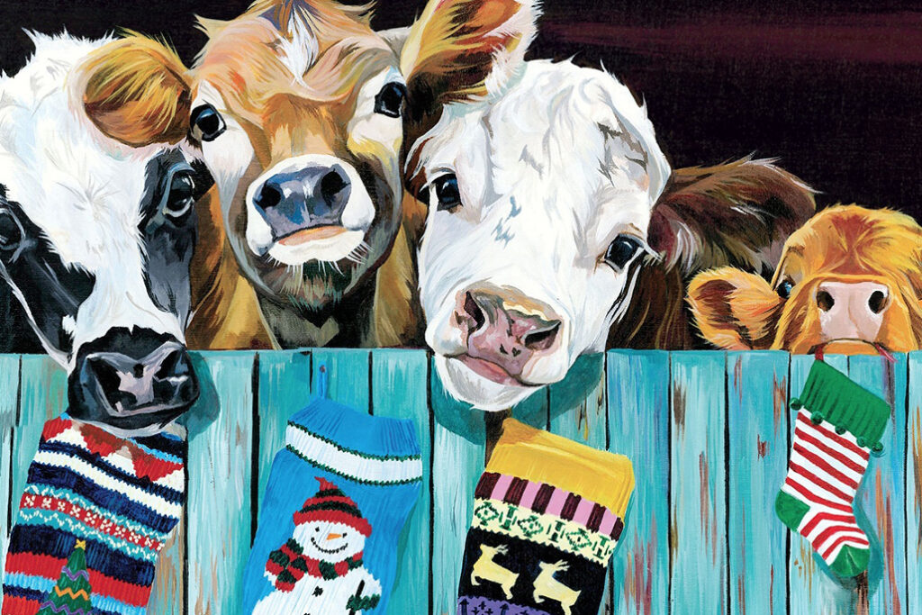 A Christmas Classic with a twist! | Laurens Cows